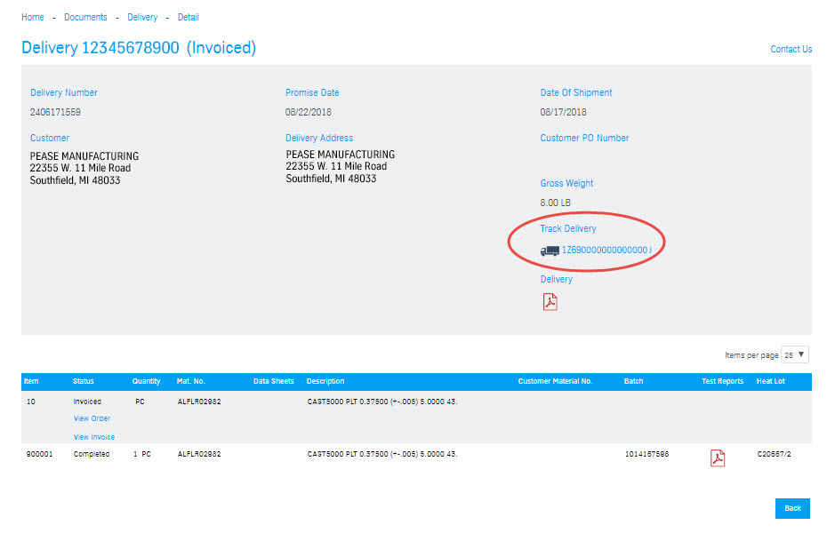 Track UPS Shipments in our customer portal – A Blog About Metal and ...